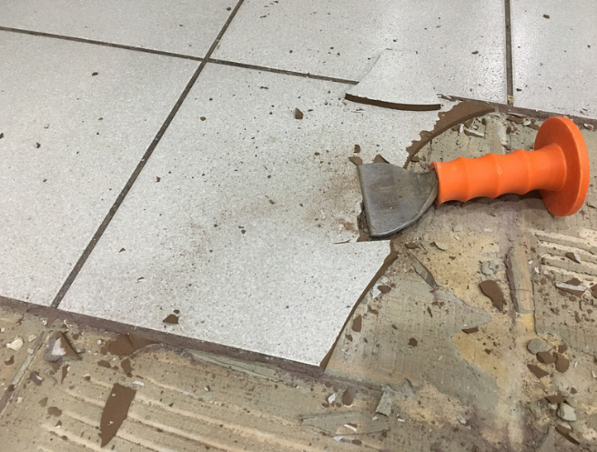 How To Remove Tile Floor